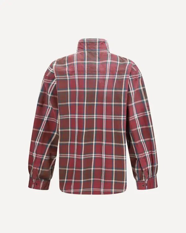 Balenciaga Zip Shirt In Cotton-bend Fanne Mae