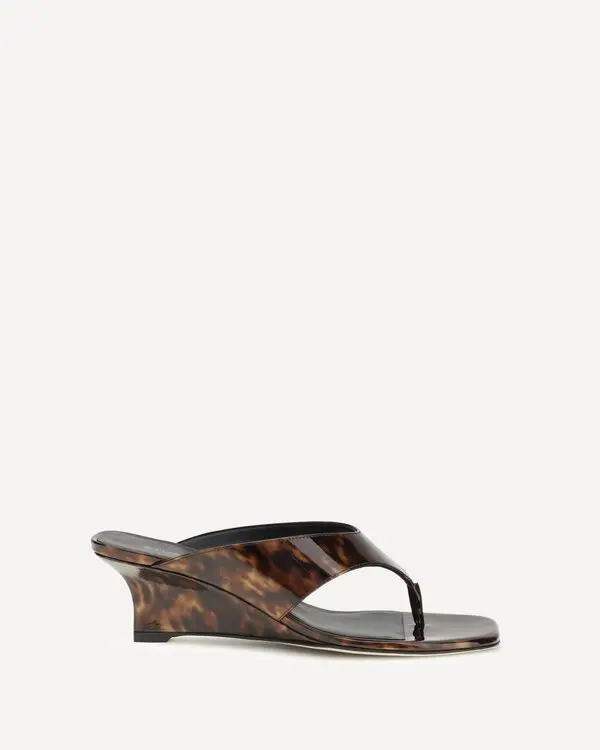 STUART WEITZMAN Vinnie Thong Wedge Sandals - Multicolour