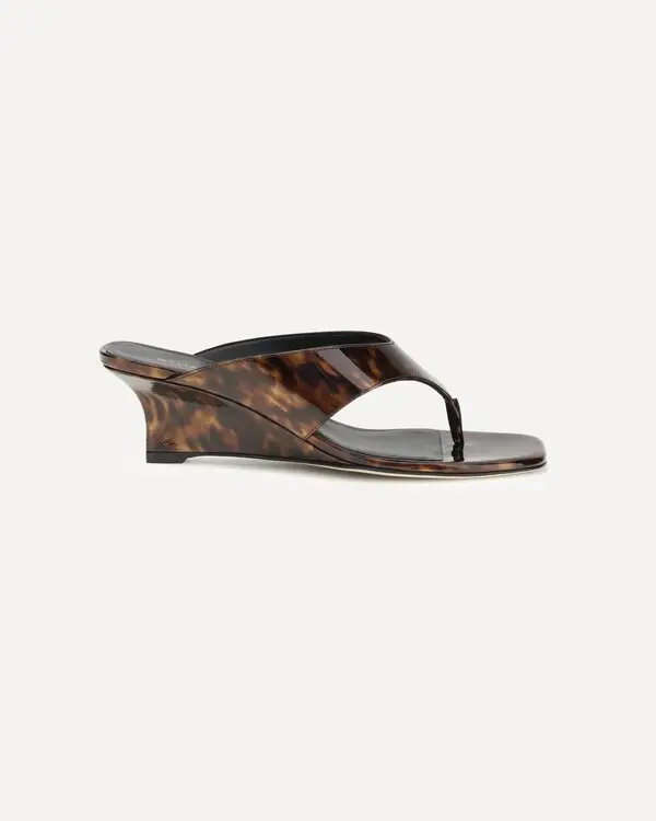 STUART WEITZMAN Vinnie Thong Wedge Sandals - Multicolour
