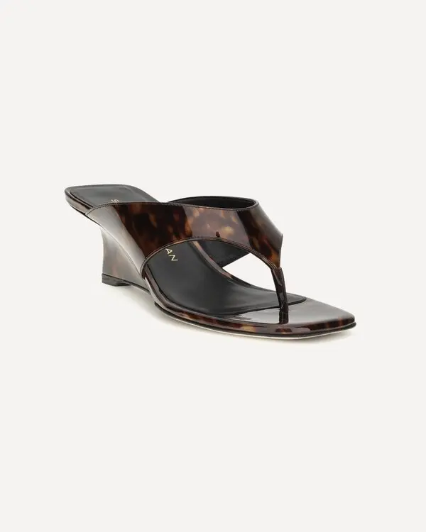 STUART WEITZMAN Vinnie Thong Wedge Sandals - Multicolour