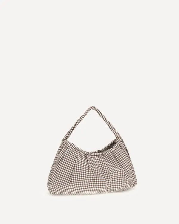 LA MILANESA Aralia Large Shoulder Bag - Brown