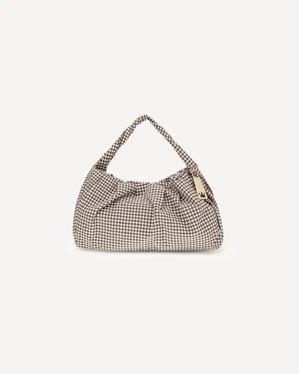 LA MILANESA Aralia Large Shoulder Bag - Brown