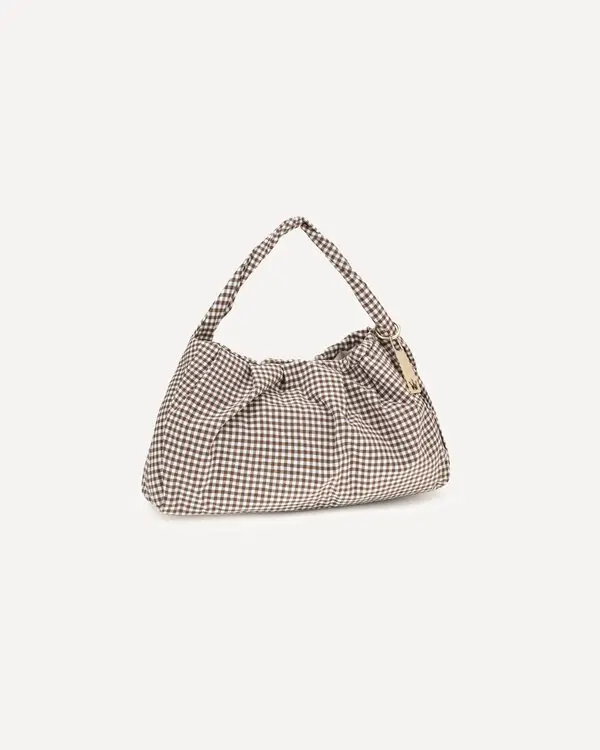 LA MILANESA Aralia Large Shoulder Bag - Brown