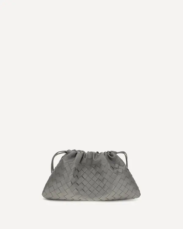Bottega Veneta Drawstring Pouch - Grey
