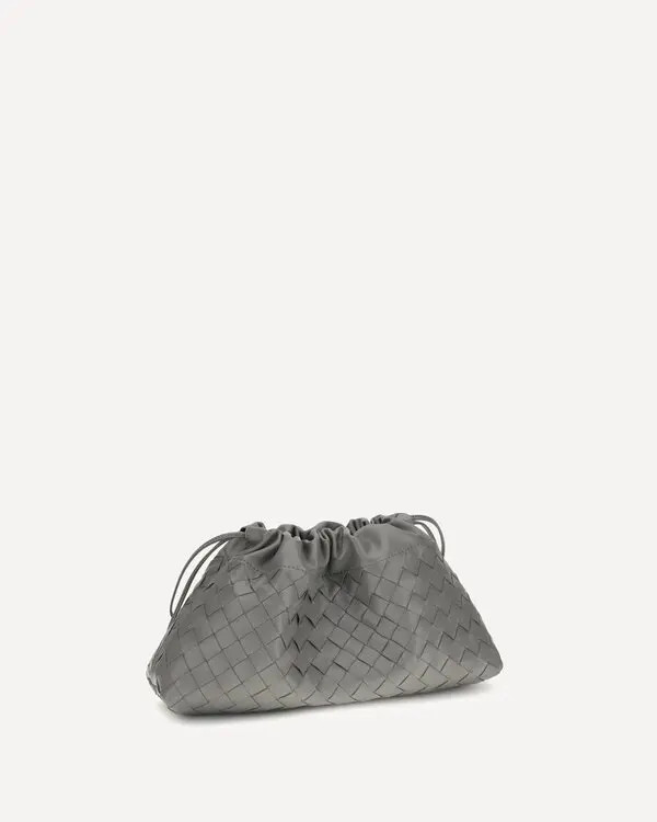 Bottega Veneta Drawstring Pouch - Grey