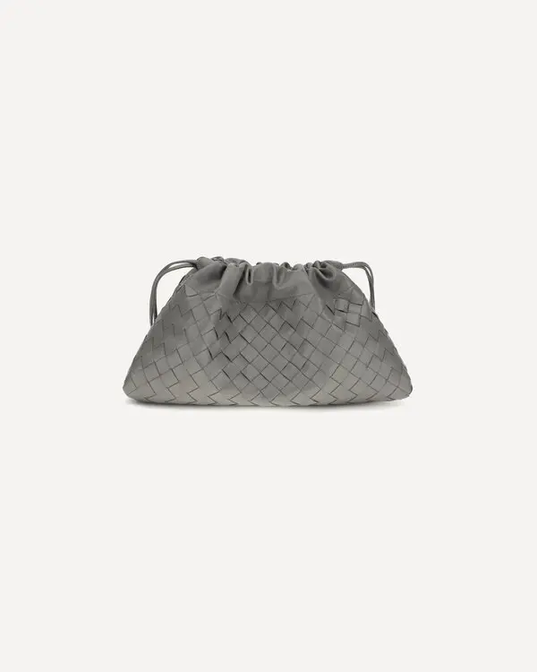 Bottega Veneta Drawstring Pouch - Grey