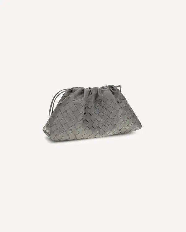 Bottega Veneta Drawstring Pouch - Grey