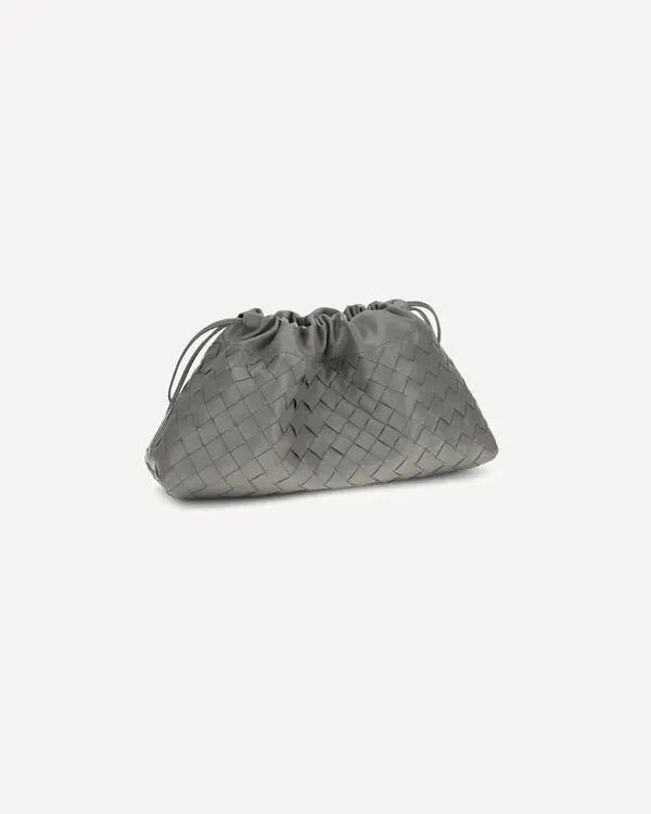 Bottega Veneta Drawstring Pouch - Grey