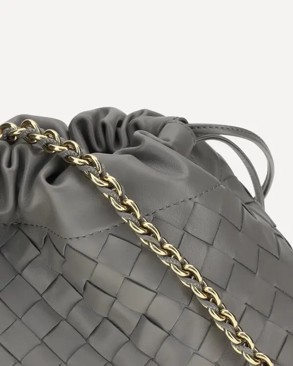 Bottega Veneta Drawstring Pouch - Grey