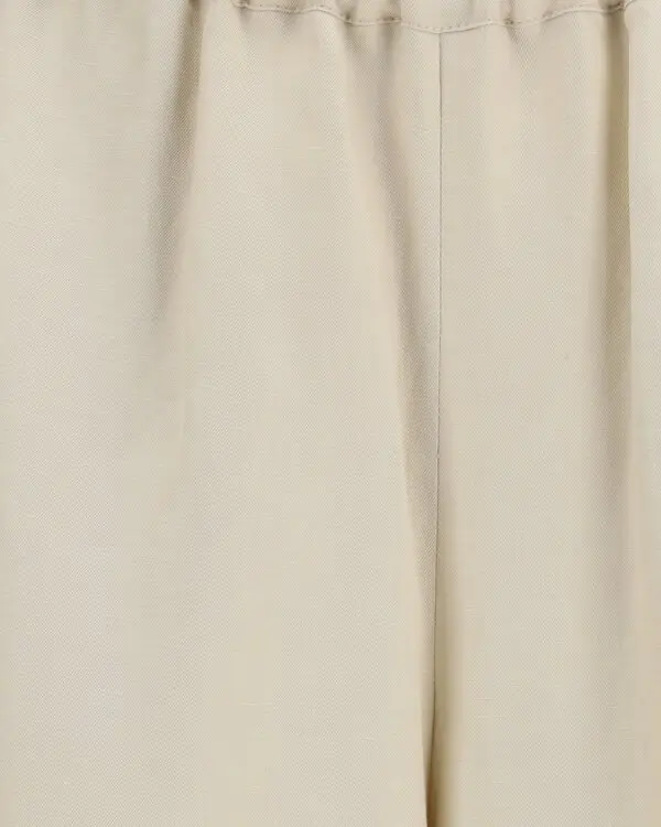 Max Mara Wide-leg Linen And Silk Blend Twill Pants