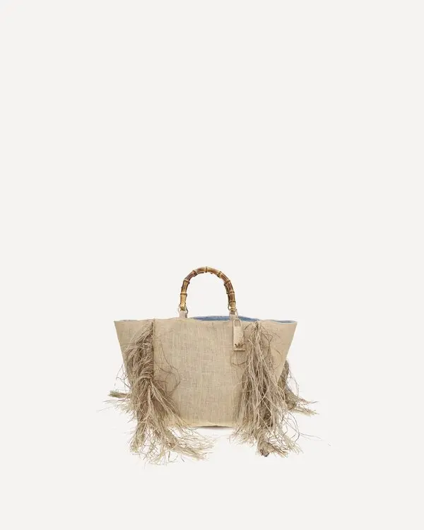 LA MILANESA Sharon Handbag - Beige