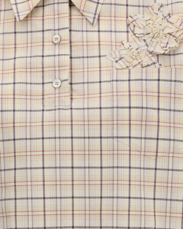 Prada Checked Poplin Shirt