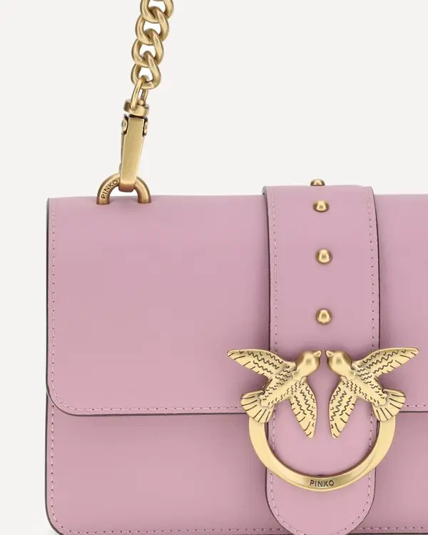 Pinko Love One Small Shoulder Bag - Pink