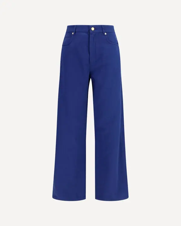 'S MAXMARA S Maxmara Cotton And Linen Blend Pants