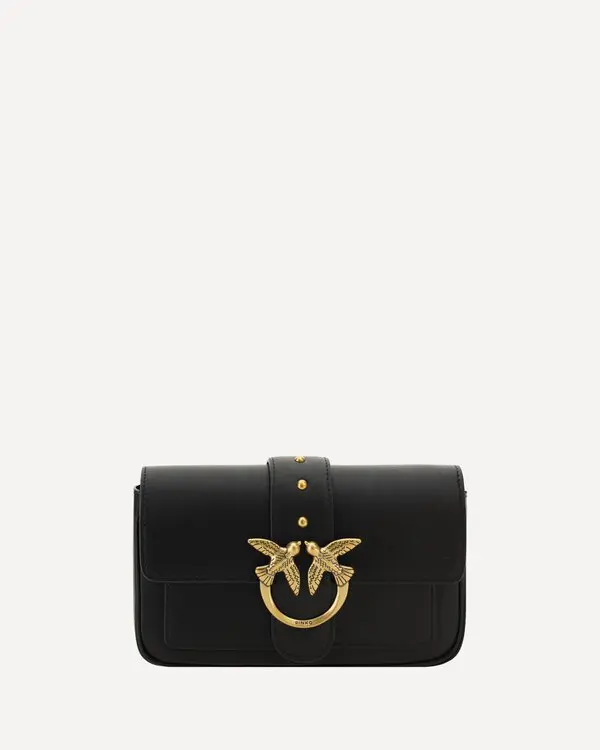 Pinko Love One Shoulder Bag - Black