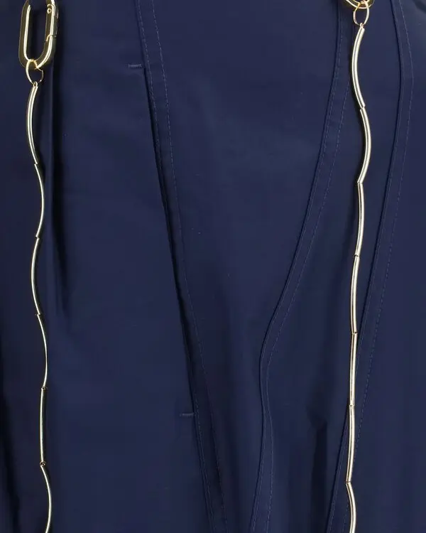 DARKPARK Phebe Chain Adorned Wide-leg Pants - Blue
