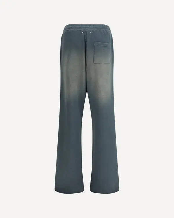 GOLDEN GOOSE Relaxed Fit Sweatpants With Shaded Design And Embroidered Signature