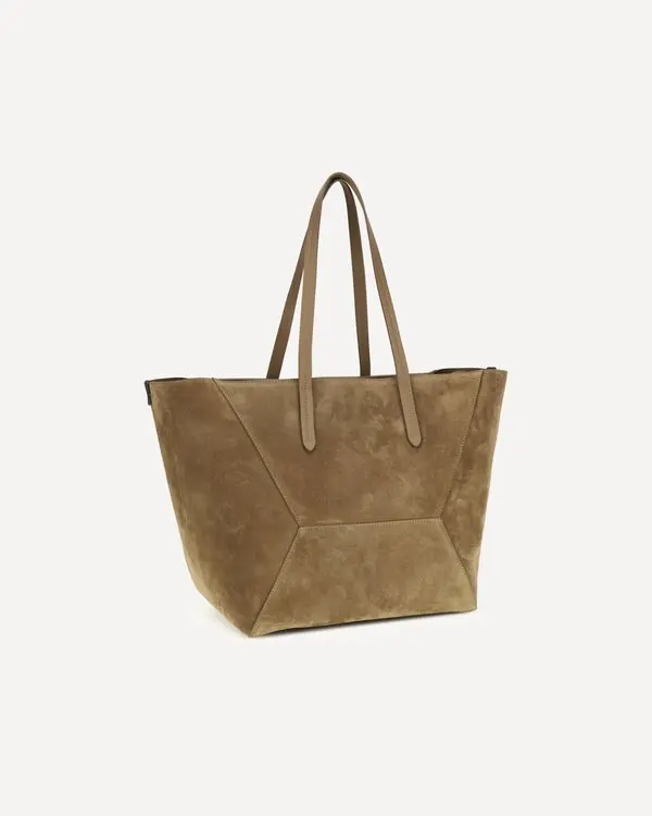 Brunello Cucinelli Suede Bc Tote Bag