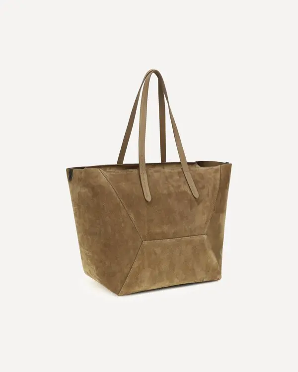 Brunello Cucinelli Suede Bc Tote Bag
