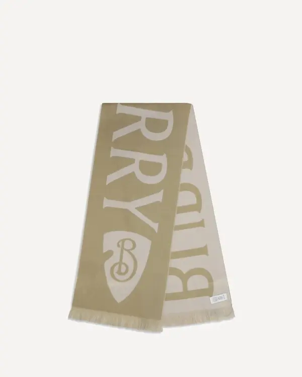 Burberry Logo Wool Scarf