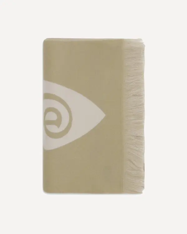 Burberry Logo Wool Scarf