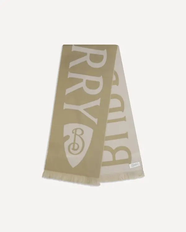 Burberry Logo Wool Scarf