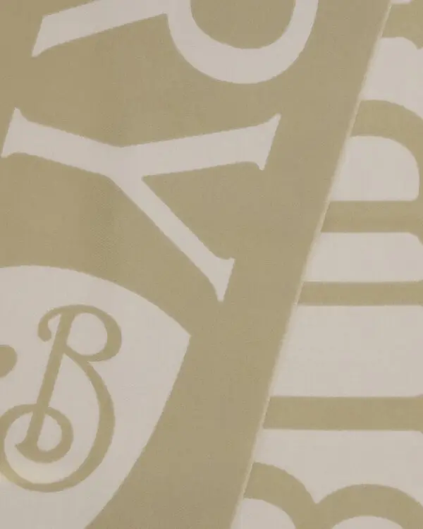 Burberry Logo Wool Scarf