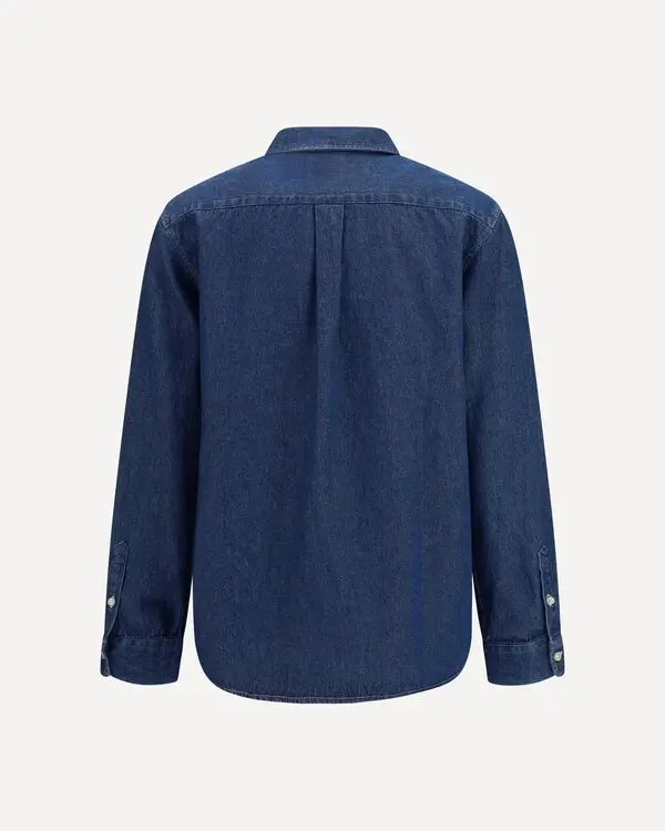 DEPERLU Cotton Shirt - Blue