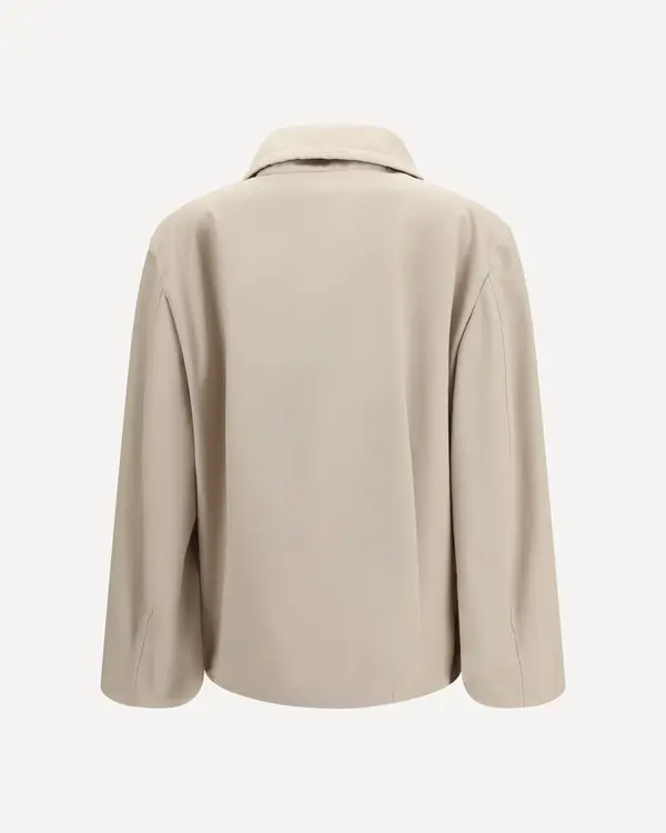 LARDINI High-collar Zip-up Jacket