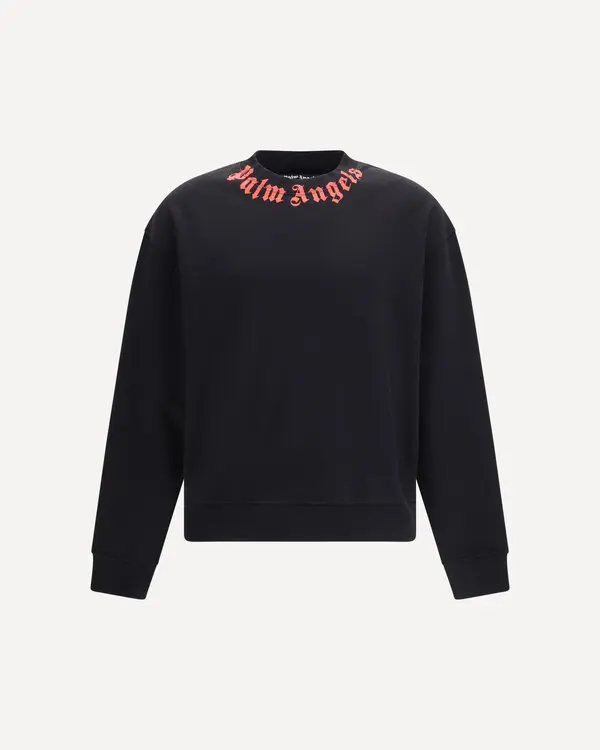 Palm Angels Logo Neck Sweatshirt