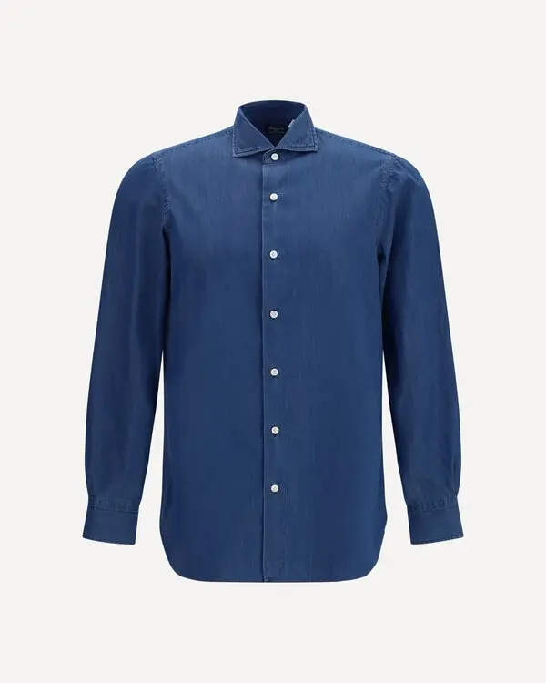 FINAMORE 1925 Napoli Shirt - Blue