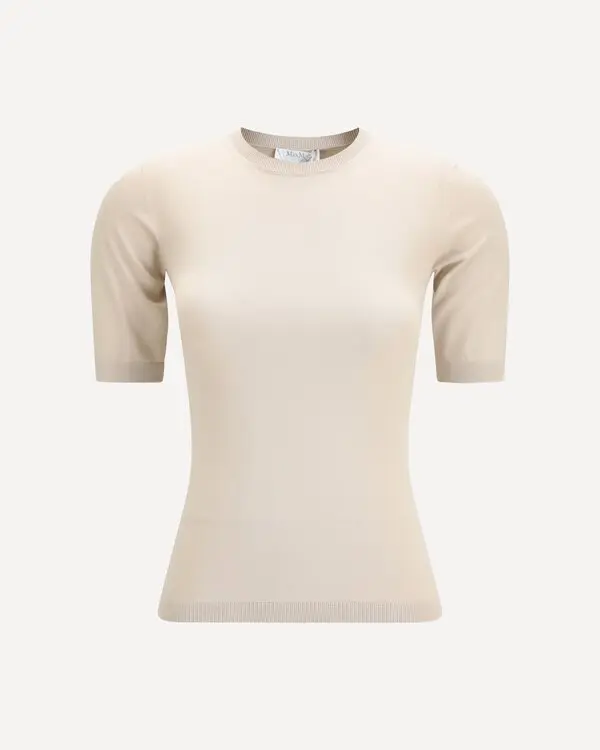 Max Mara Ottano Top Short Sleeve Crewneck