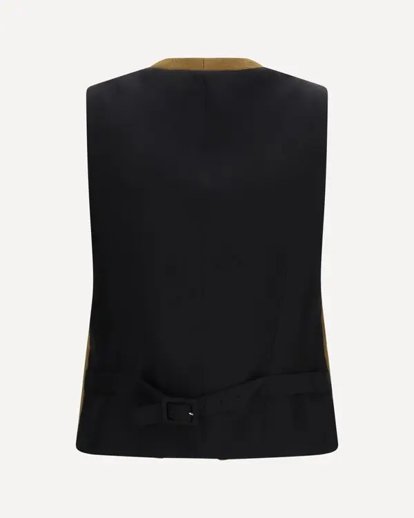 Burberry Textured Wool And Mohair Sleeveless Vest
