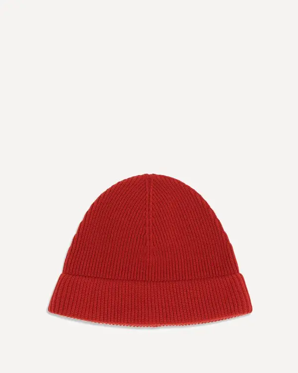 Loro Piana Sloop Beanie Hat - Red