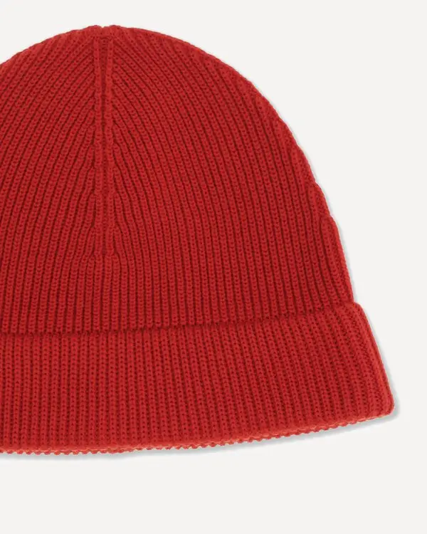 Loro Piana Sloop Beanie Hat - Red