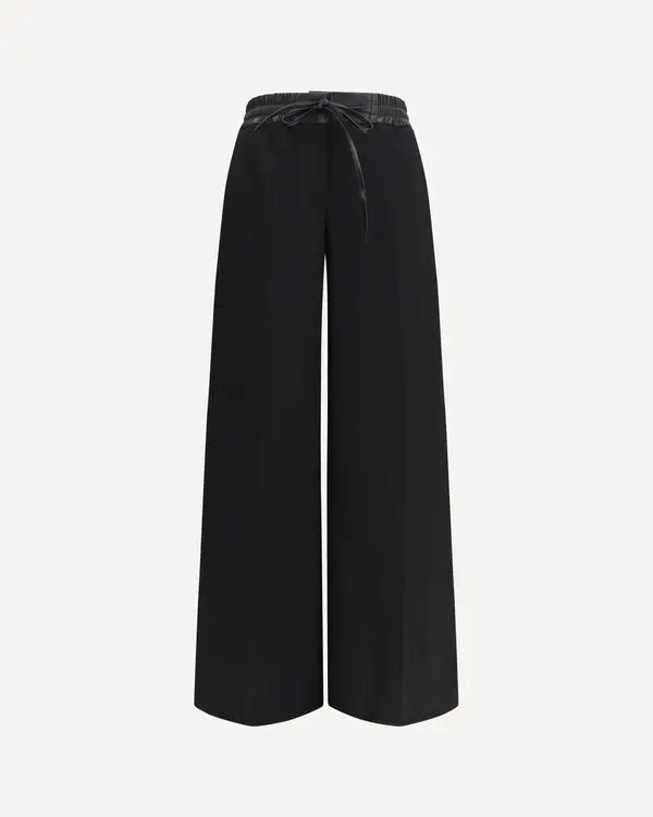 Alaïa Tailored Virgin Wool Wide-leg Pants