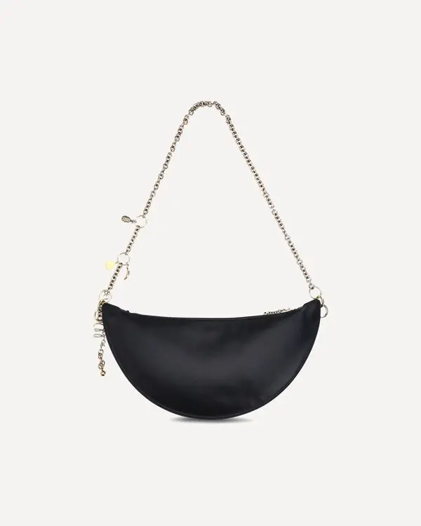 Chloé Icons Shoulder Bag In Lambskin Nappa Leather - Black