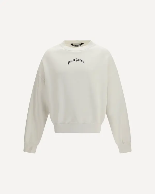 Palm Angels Curved Logo Sweatshirt