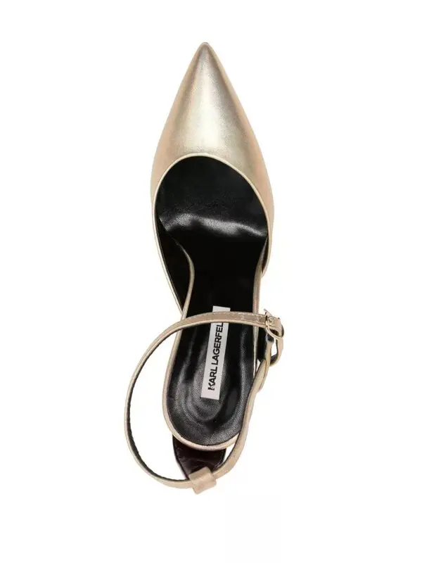 Karl Lagerfeld Gala 95mm Pointed-toe Pumps