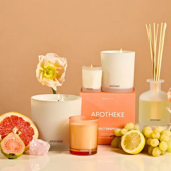 APOTHEKE Sea Salt Grapefruit 3-wick Candle - One-color
