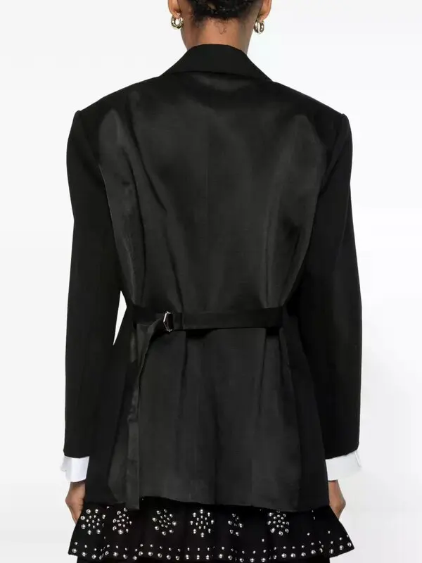 Sandro Satin-back Wool Blazer