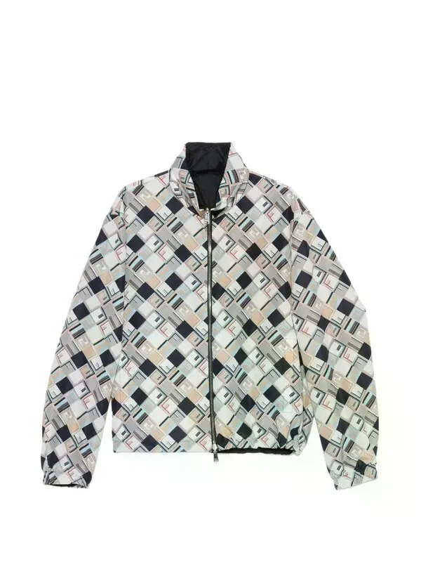 Fendi Ff-print Reversible Jacket