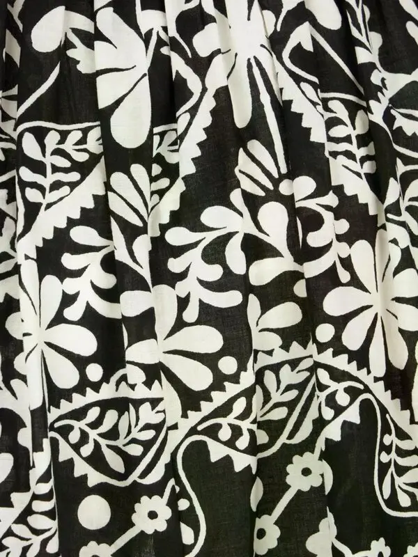 Max Mara Floral Print Palazzo Pants