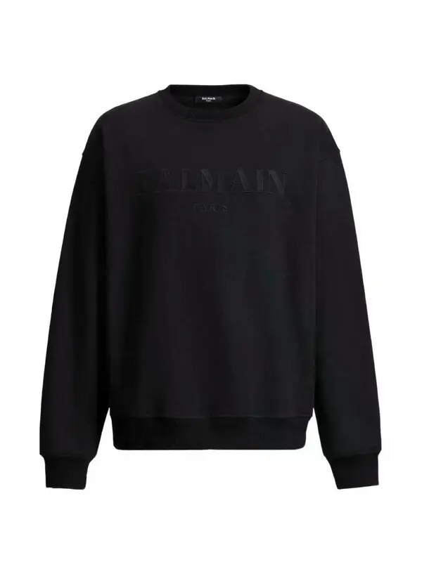 Balmain Embroidered Cotton Sweatshirt