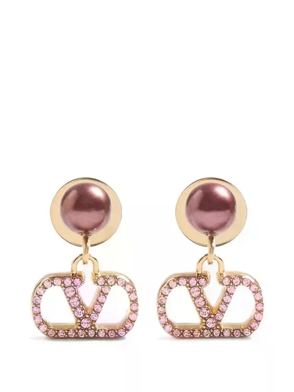 Valentino Garavani Vlogo Signature Earrings - Gold