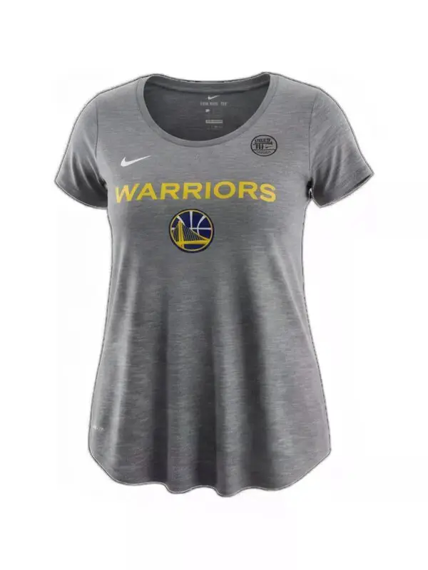 Nike Golden State Warriors Scoop-neck T-shirt - Grey