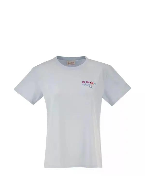 MC2 SAINT BARTH Embroidered Cotton T-shirt