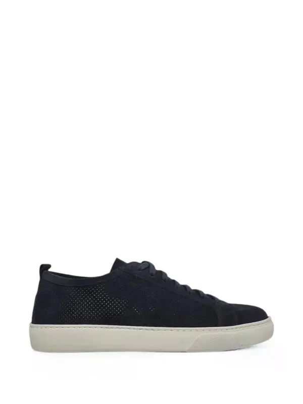 HENDERSON BARACCO Ronny Perforated Suede Sneakers