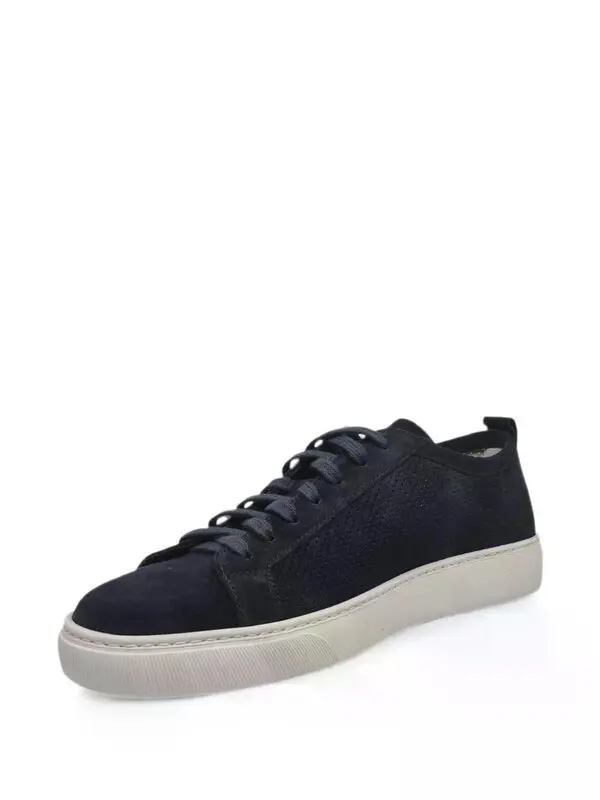 HENDERSON BARACCO Ronny Perforated Suede Sneakers