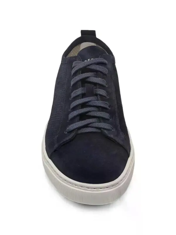 HENDERSON BARACCO Ronny Perforated Suede Sneakers